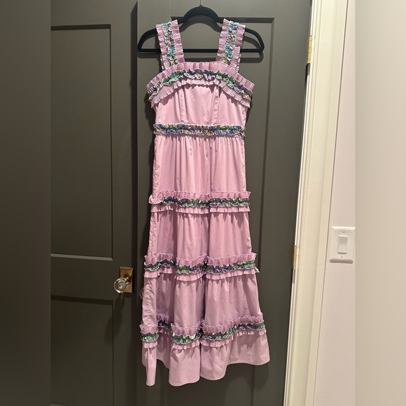 CeliaB | Dresses | Celia B Purple Ruffled Maxi Dress | Poshmark